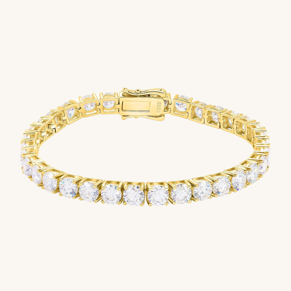 Gold Diamond Tennis Bracelet | Gogo Lush