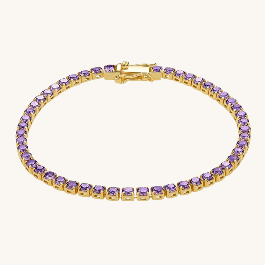 Gold Diamond Tennis Bracelet | Gogo Lush