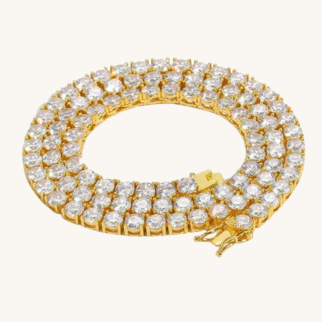 Silver Tennis Necklace | Gogo Lush
