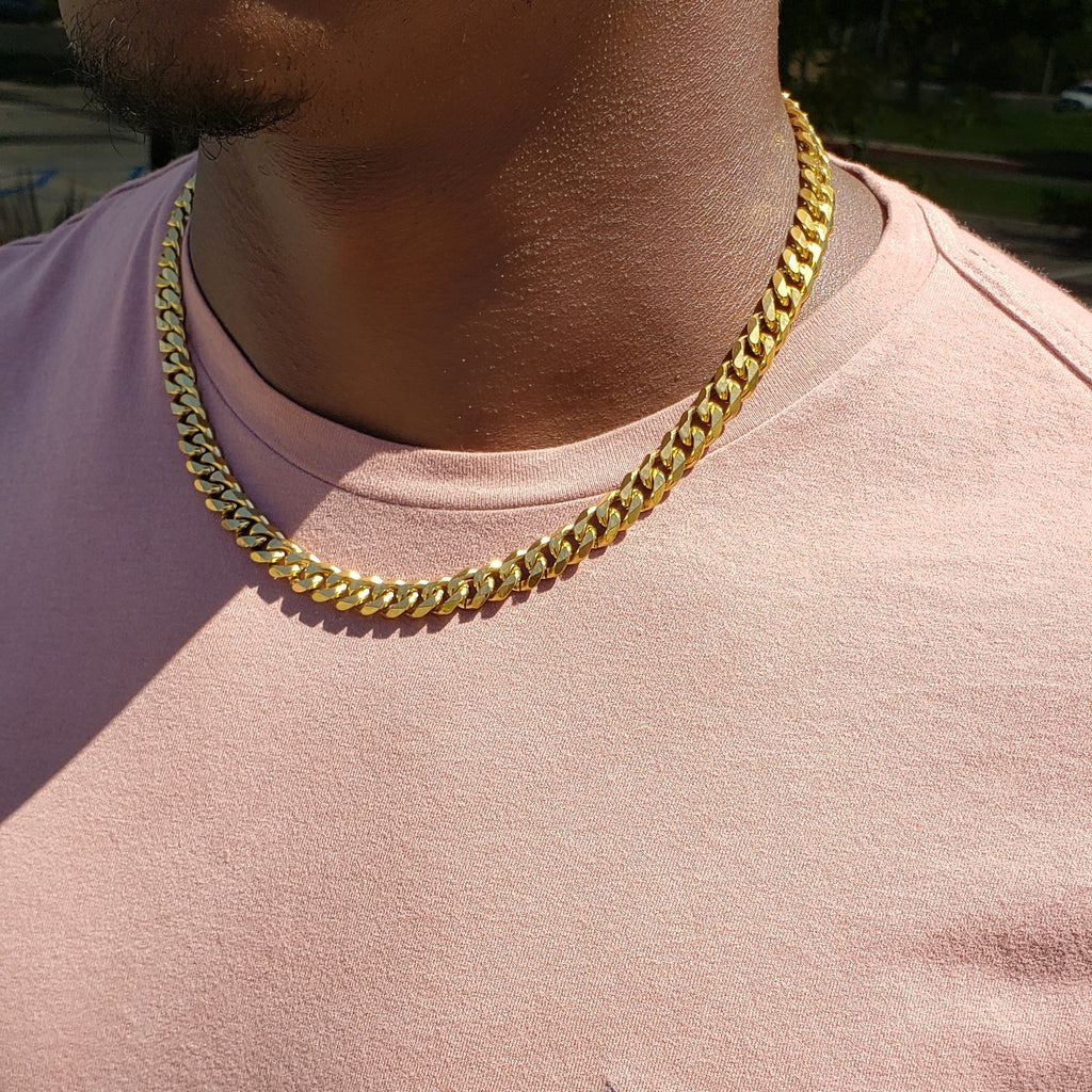 Men's Thick Cuban Chain Necklace | Gogo Lush